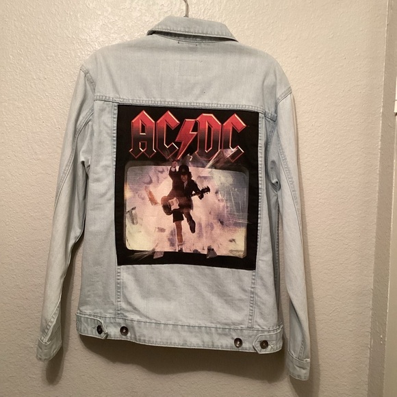 AC/DC | Jackets & Coats | Acdc Mens Light Blue Denim Jacket M | Poshmark
